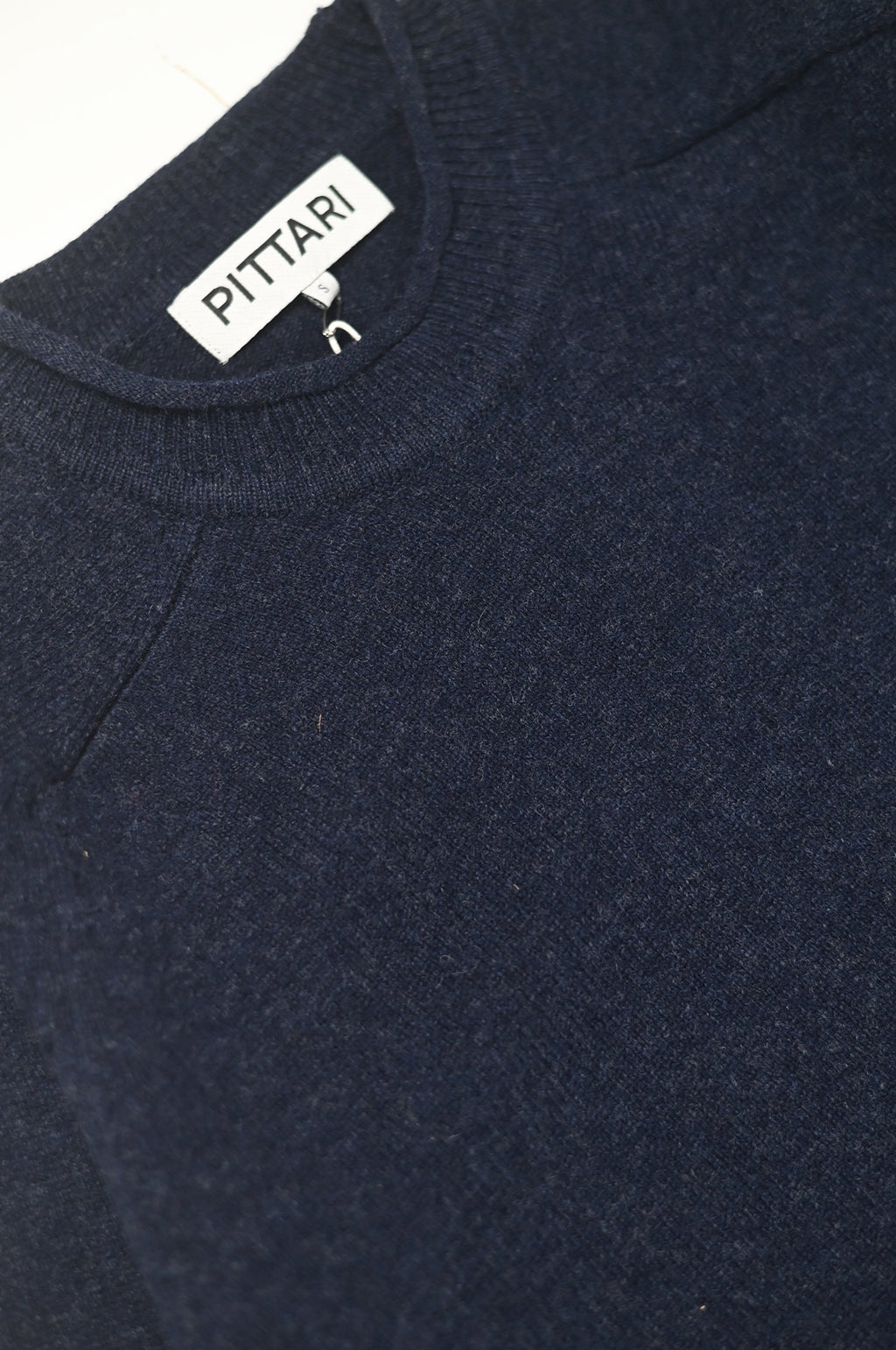 Pittari Usk Merino Crew in Indigo Melange – The Hambledon