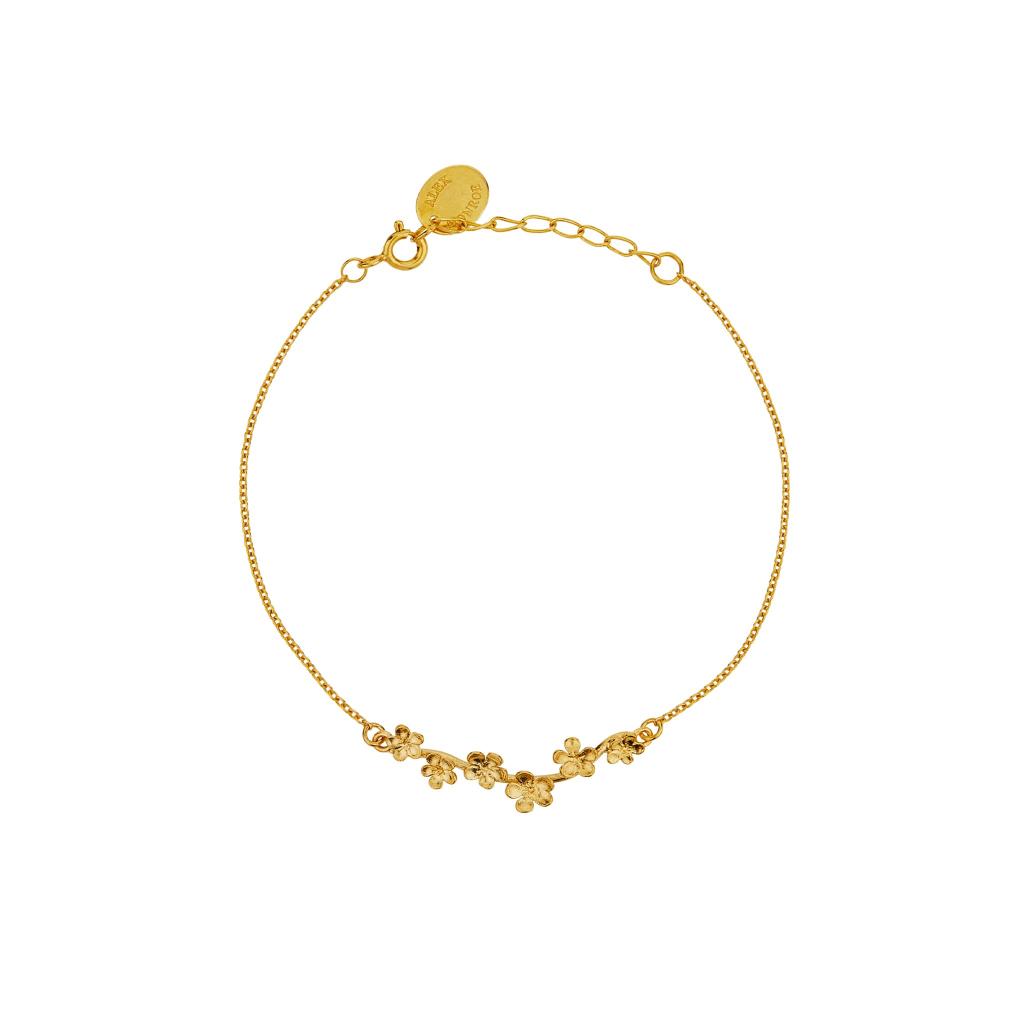 Alex Monroe Forget Me Not Bracelet Gold – The Hambledon