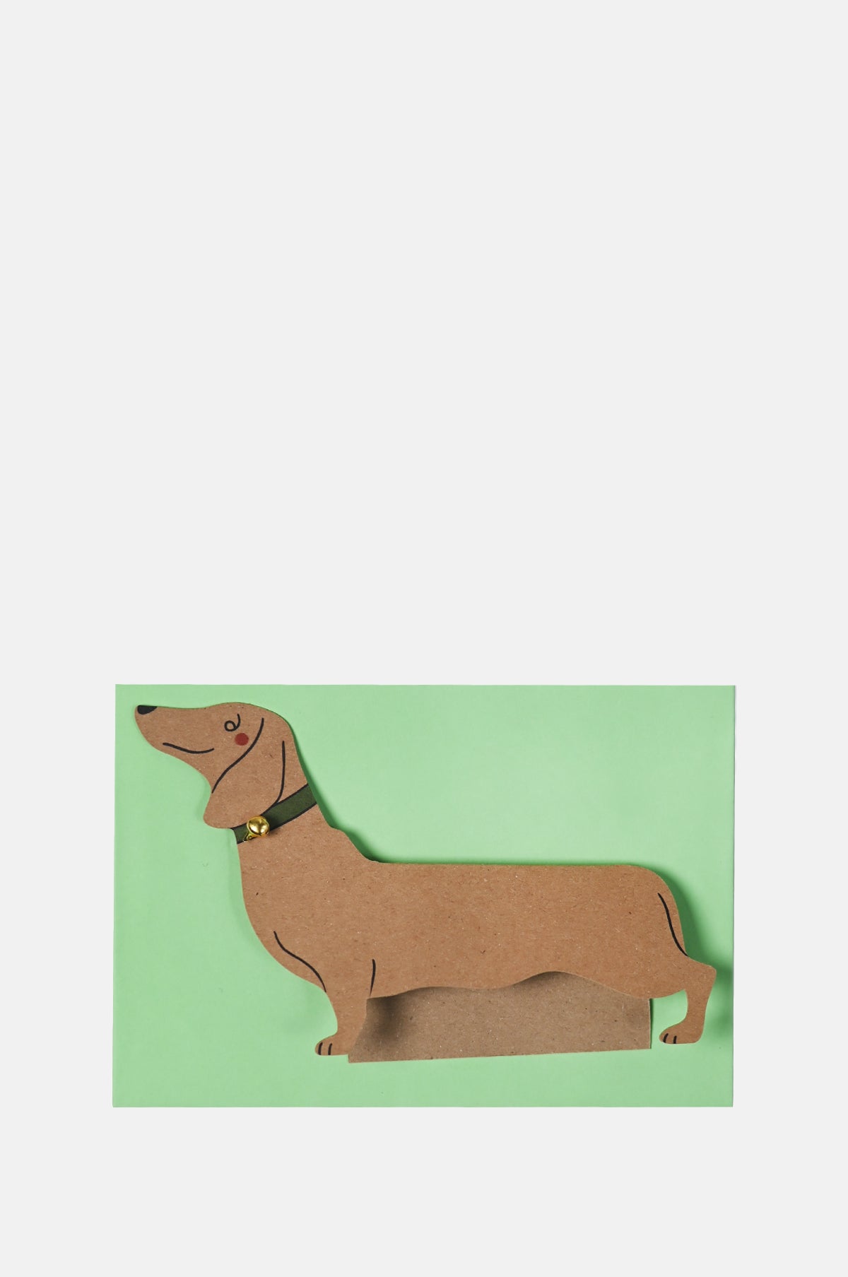 Kitty Kenda Standing Dachshund Sausage Dog Shaped Greeting Card – The ...