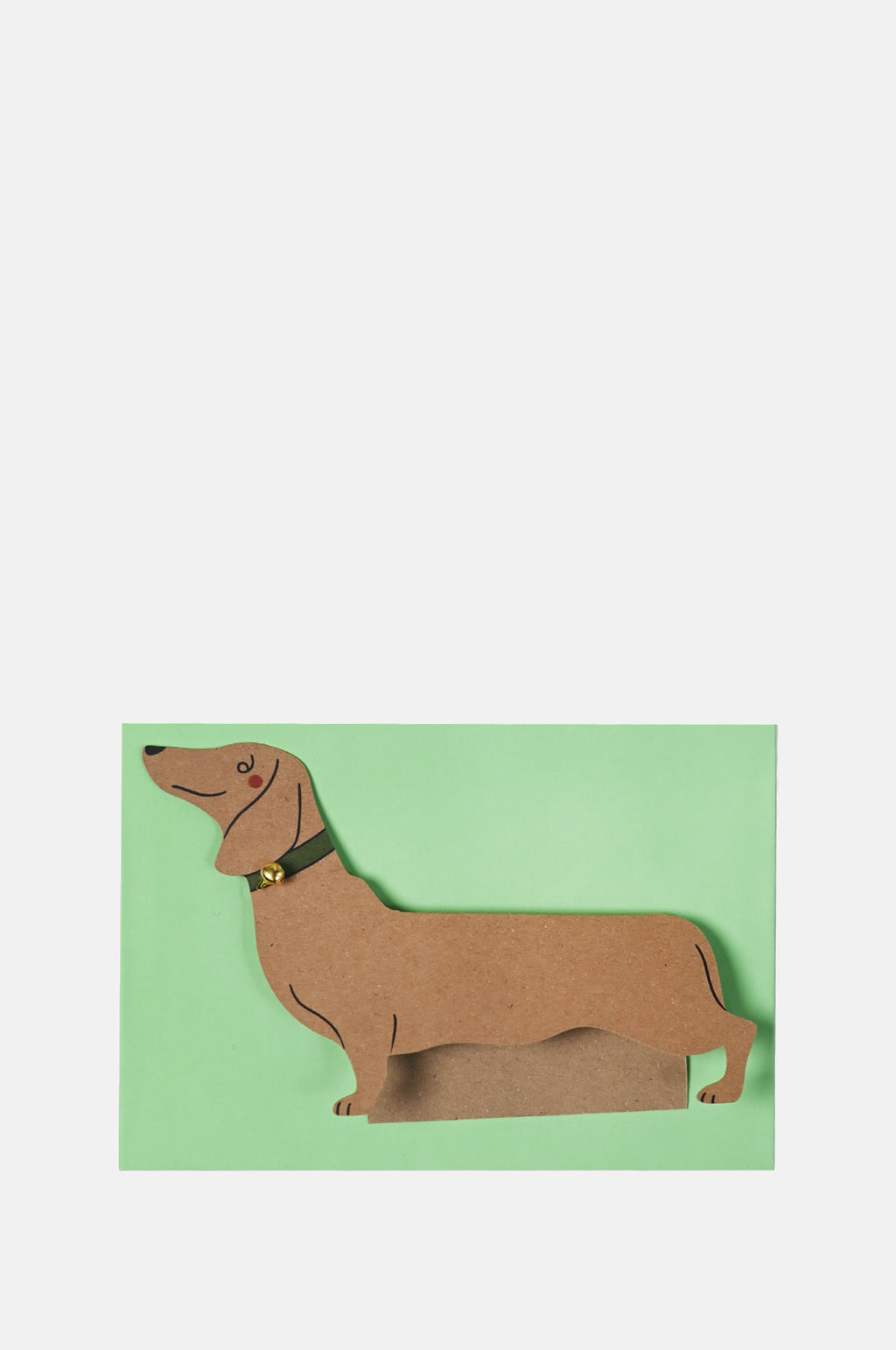 Kitty Kenda Standing Dachshund Sausage Dog Shaped Greeting Card – The ...