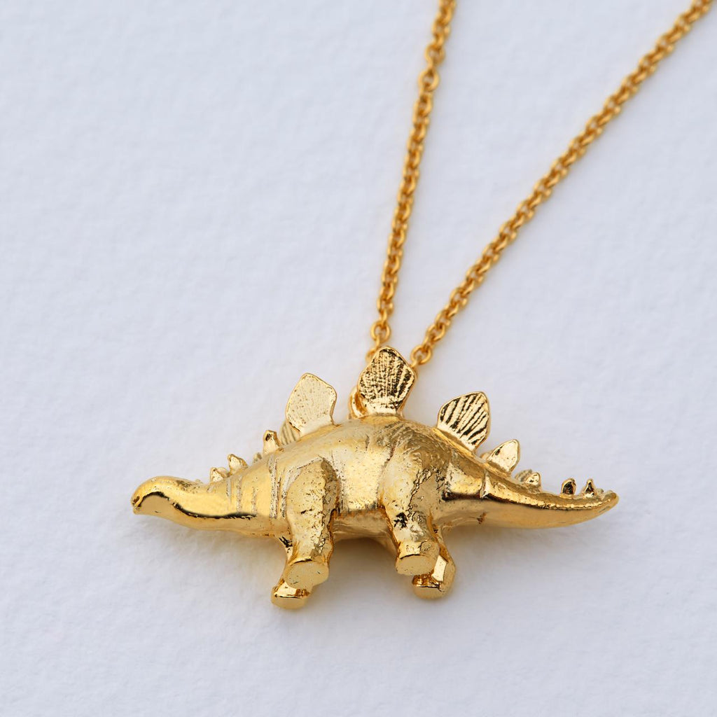 Alex Monroe Stegosaurus Necklace Gold – The Hambledon