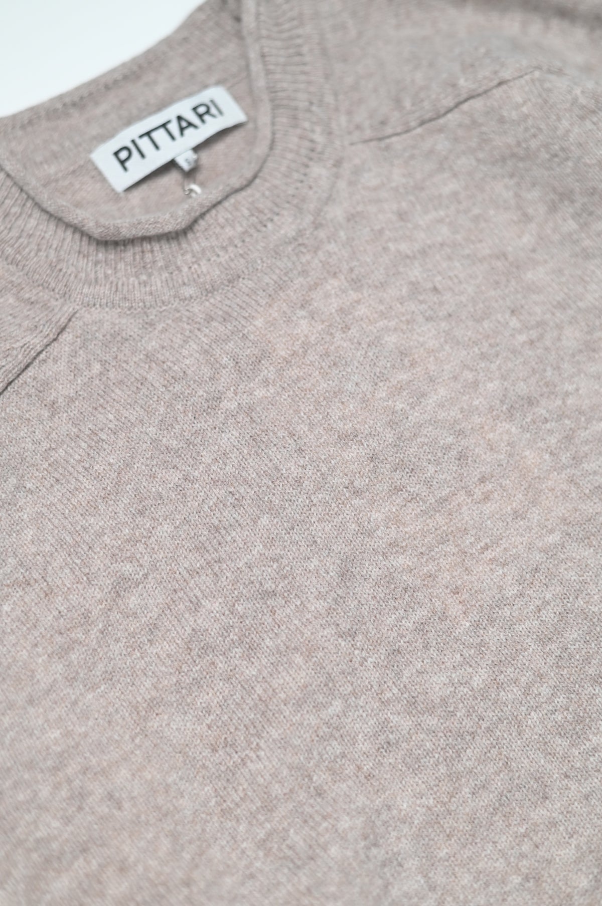Pittari Usk Merino Crew in Cobble – The Hambledon