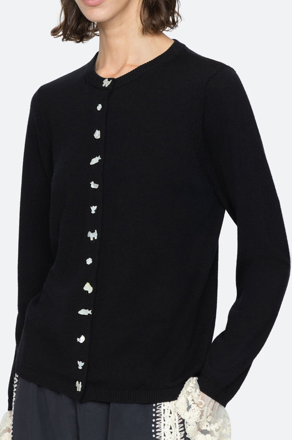 Sea New York Diane Knit Cardigan Black – The Hambledon