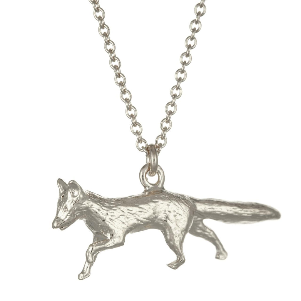 Alex Monroe Prowling Fox Necklace Silver – The Hambledon