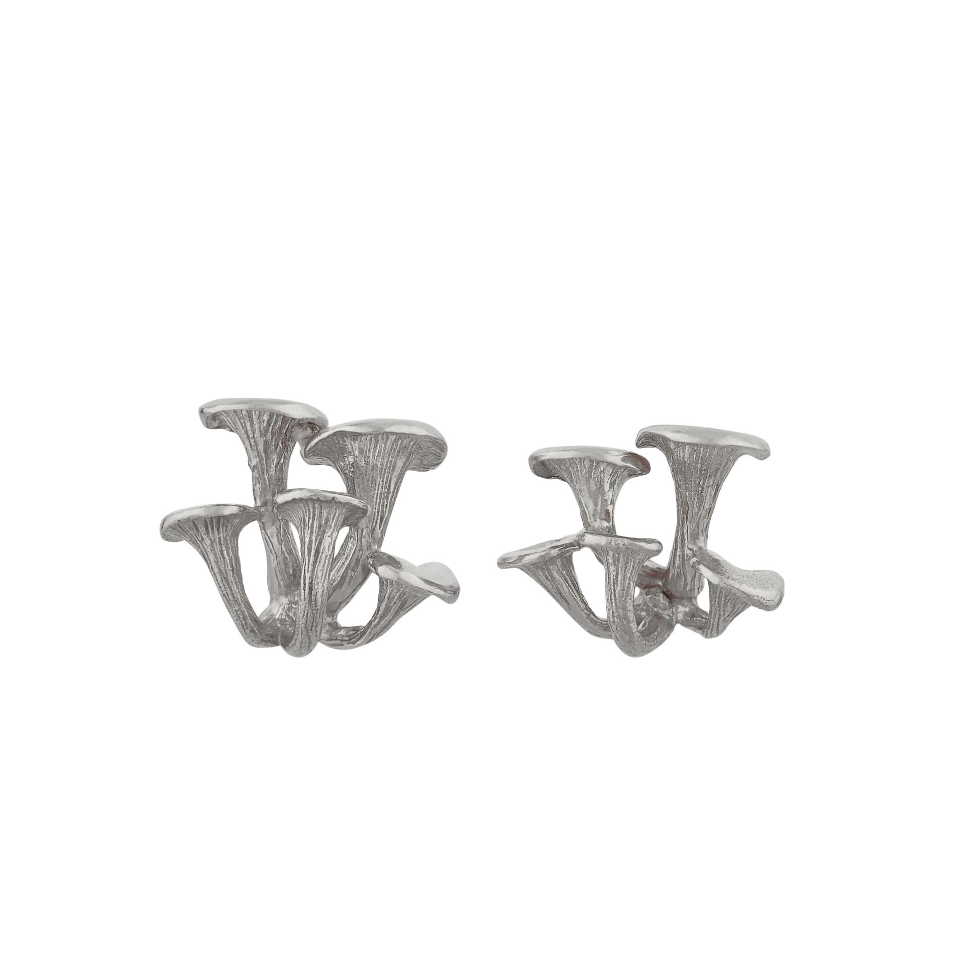 Alex Monroe Clustered Mushroom Earrings Silver – The Hambledon