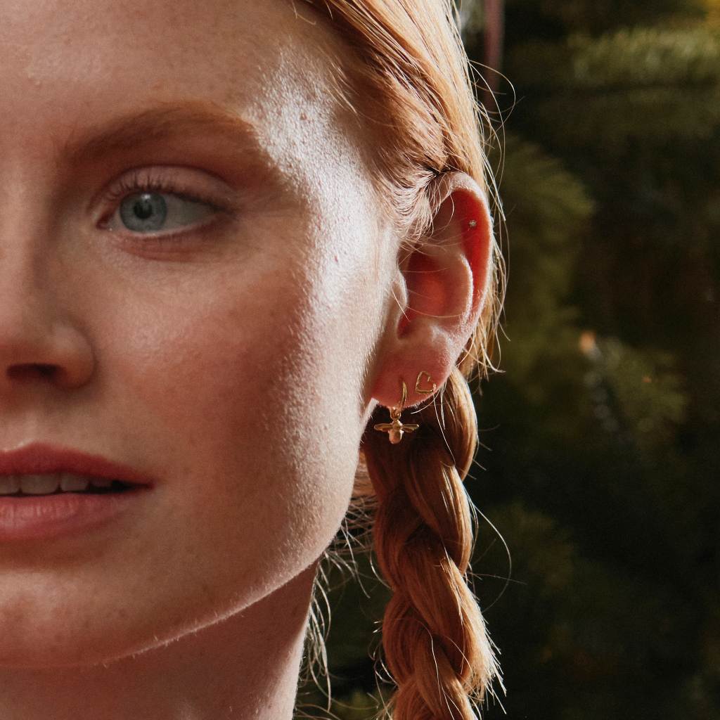 Alex Monroe Teeny Tiny Heart Single Stud Earring 18ct Solid Gold – The ...