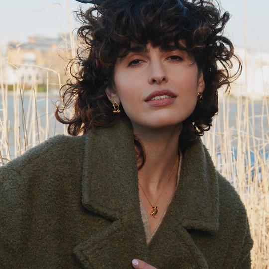 Alex Monroe Puffin Necklace Silver – The Hambledon